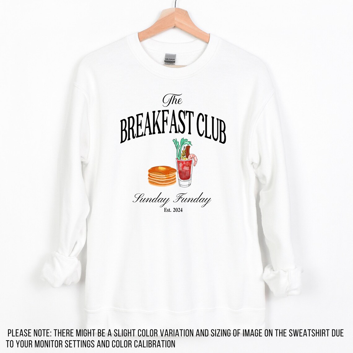 Breakfast Club Aesthetic Sweatshirt, Brunch Babes Sweatshirt, Sunday ...