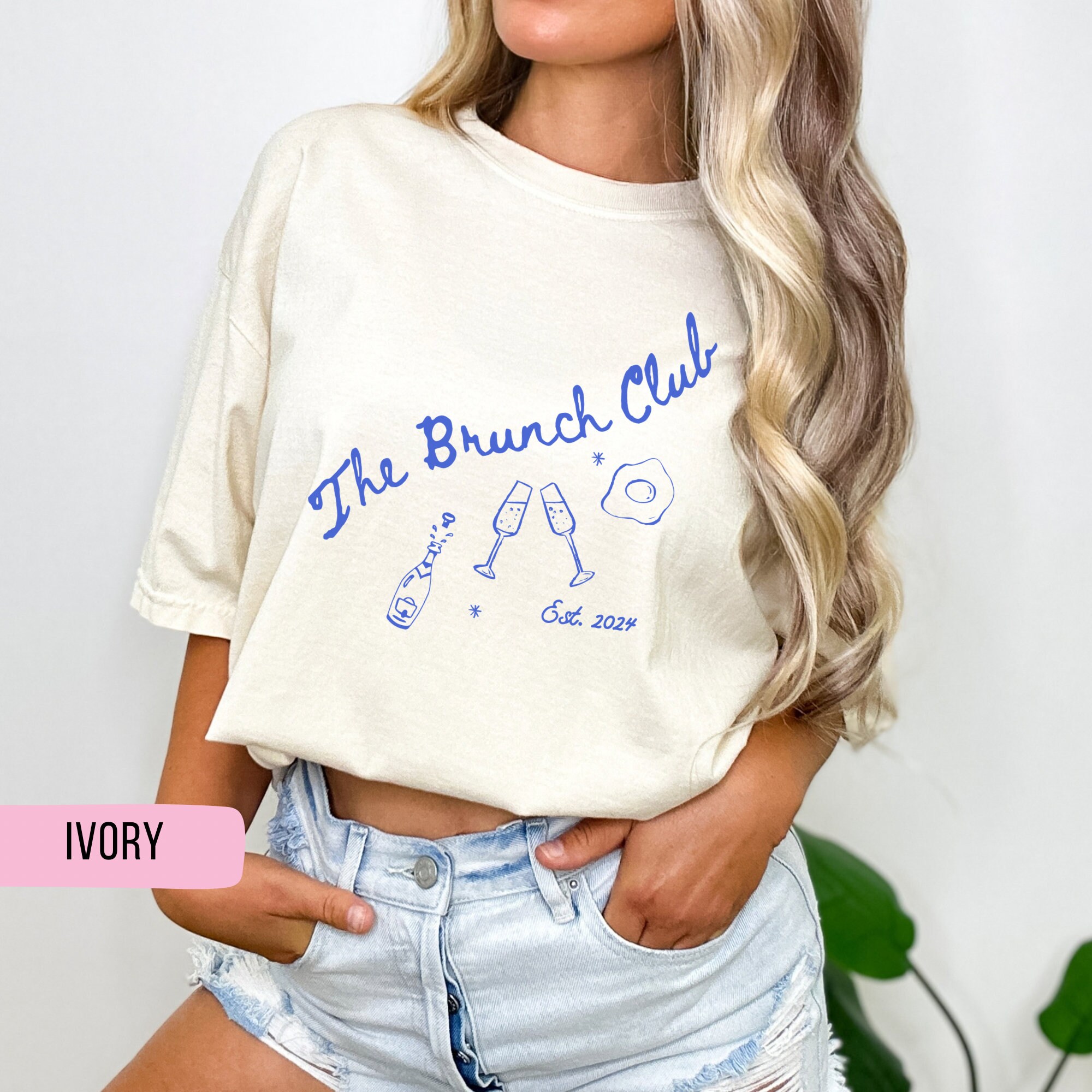 The Brunch Club Shirt, Mimosas Shirt, Champagne Brunch Shirt, Sunday ...