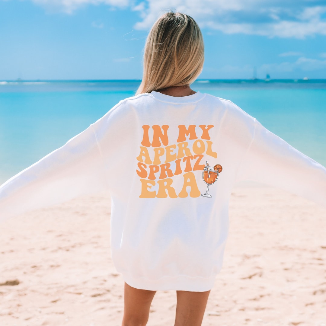 In My Aperol Spritz Era Sweatshirt, Aperol Spritz Sweatshirt, European ...