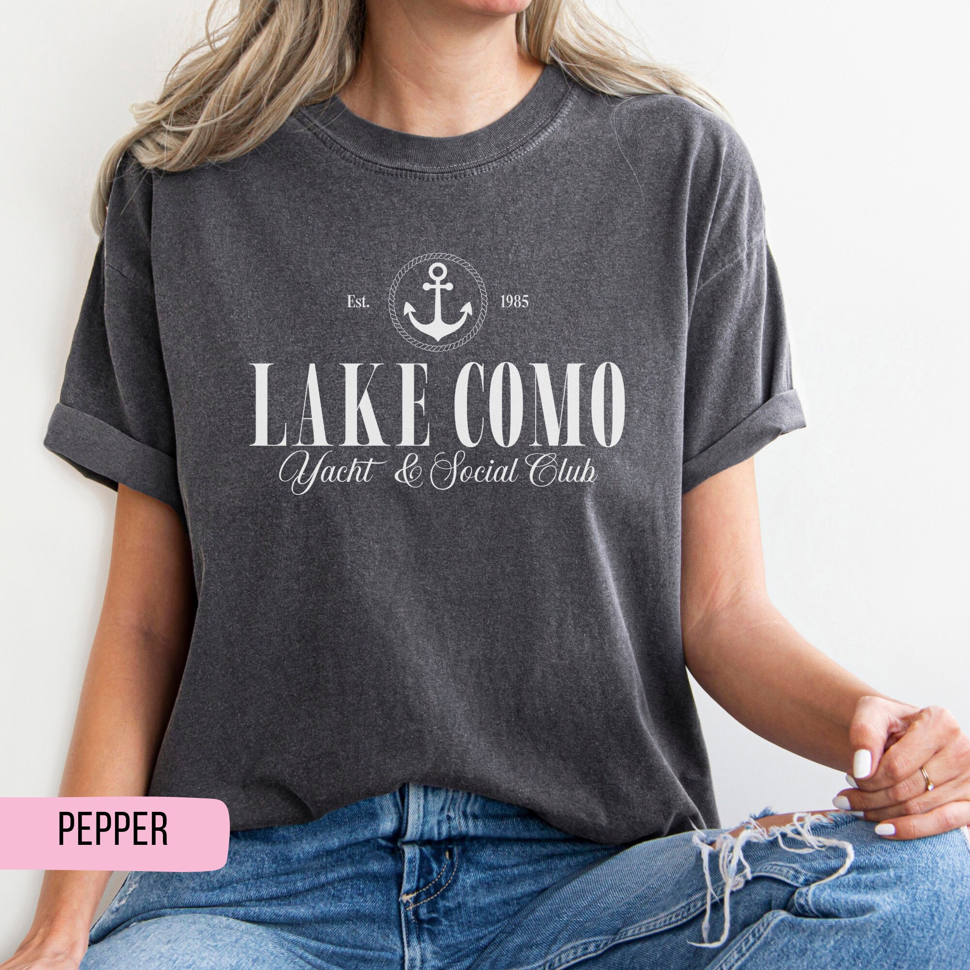 Lake Como Yacht Club Shirt, Italy Vacation Shirt, European Summer Shirt ...
