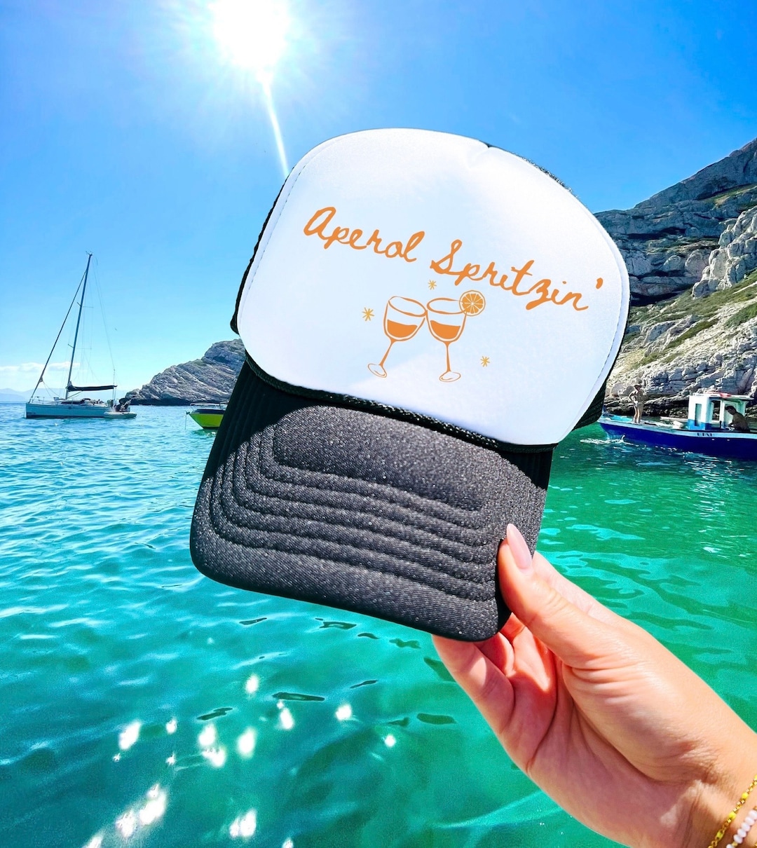 Aperol Spritz Hat, Aperol Spritz Bachelorette, Aperol Spritzin Party ...