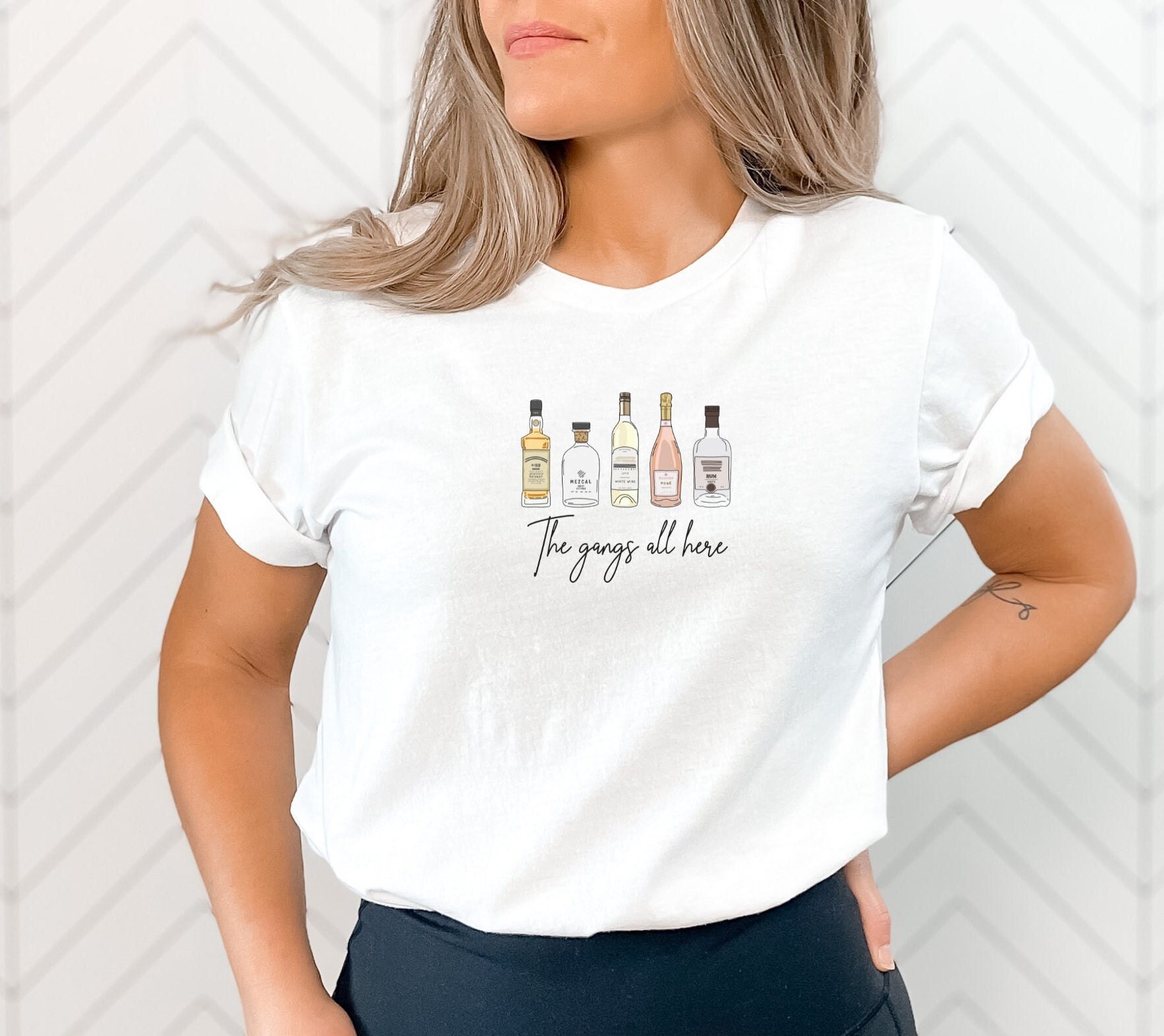 Funny Alcohol Shirt, the Gangs All Here Shirt, Tequila Shirt, Gift for ...