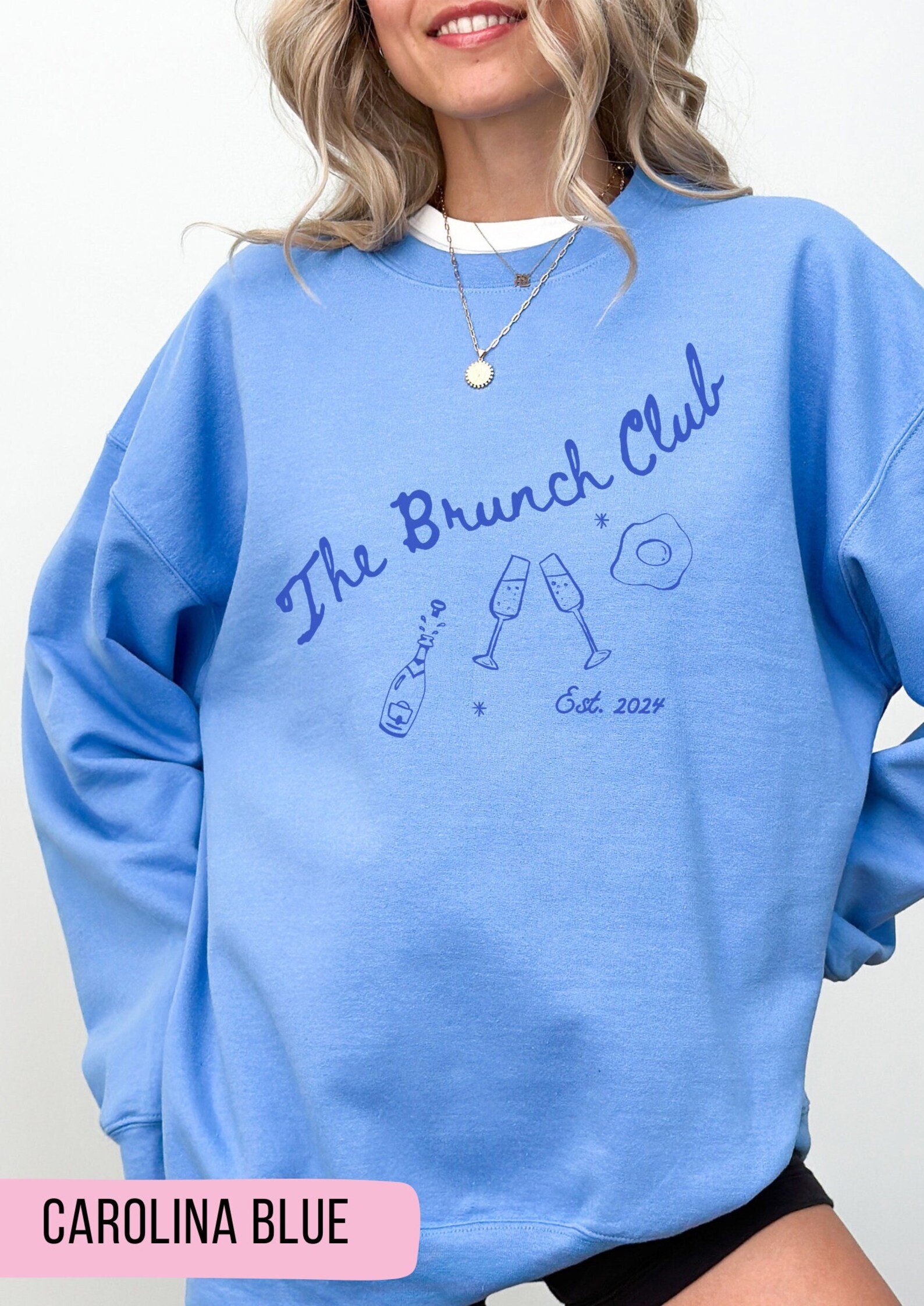 The Brunch Club Sweatshirt, Mimosa Sweatshirt, Brunch Shirt, Cocktail ...