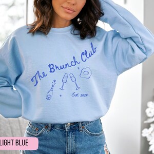 The Brunch Club Sweatshirt, Mimosa Sweatshirt, Brunch Shirt, Cocktail ...