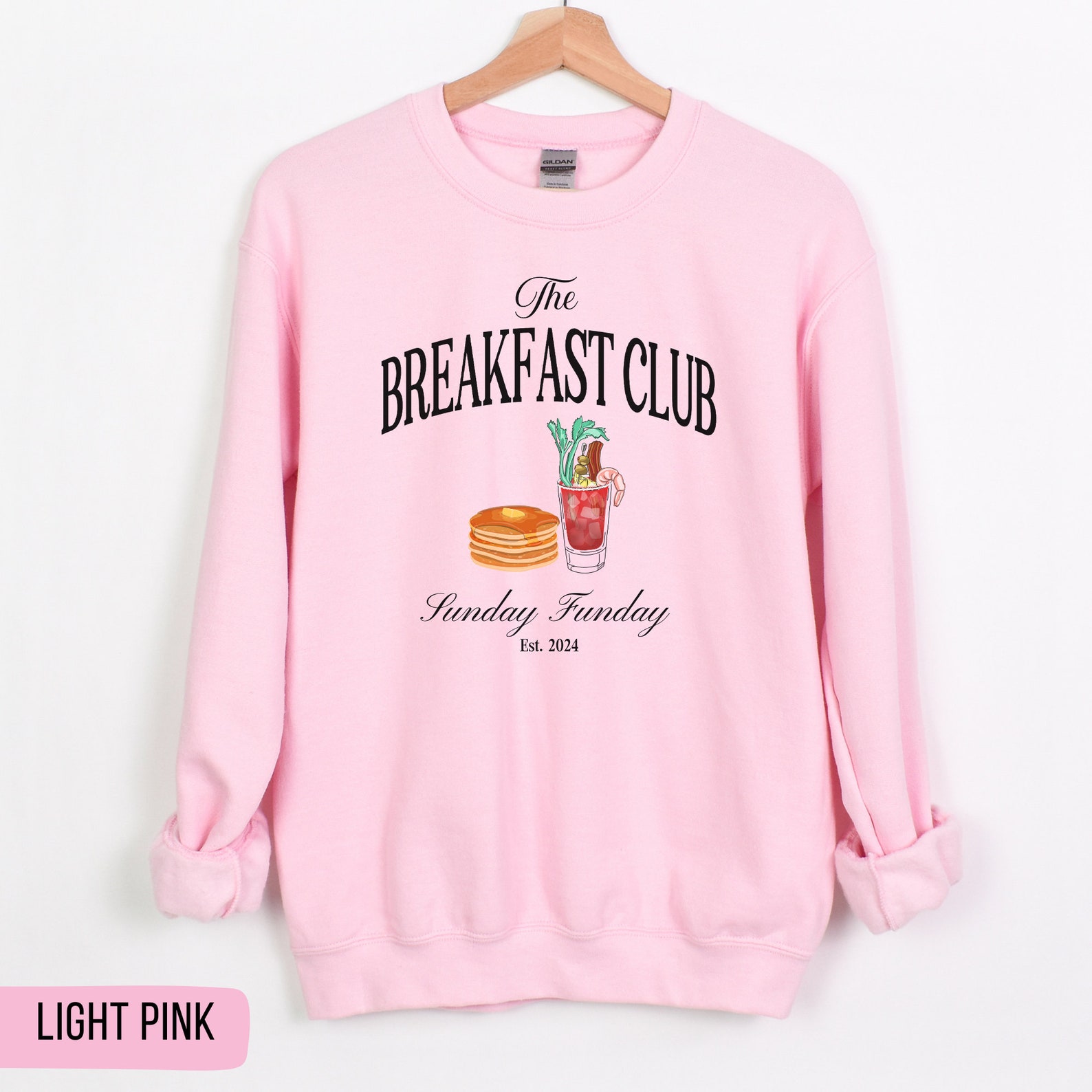 Breakfast Club Aesthetic Sweatshirt, Brunch Babes Sweatshirt, Sunday ...