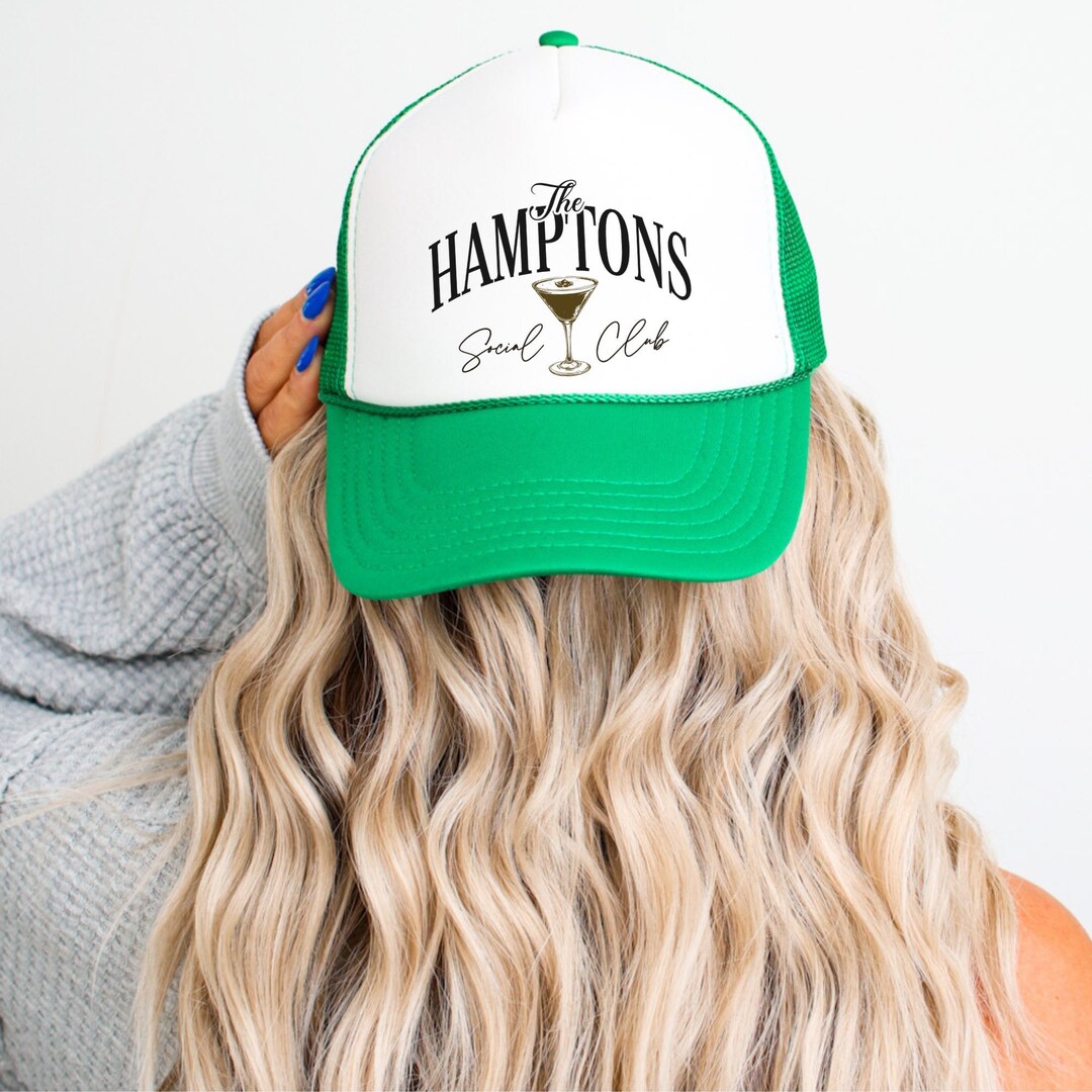 The Hamptons New York Trucker Hat, Espresso Martini Hat, Social Club ...