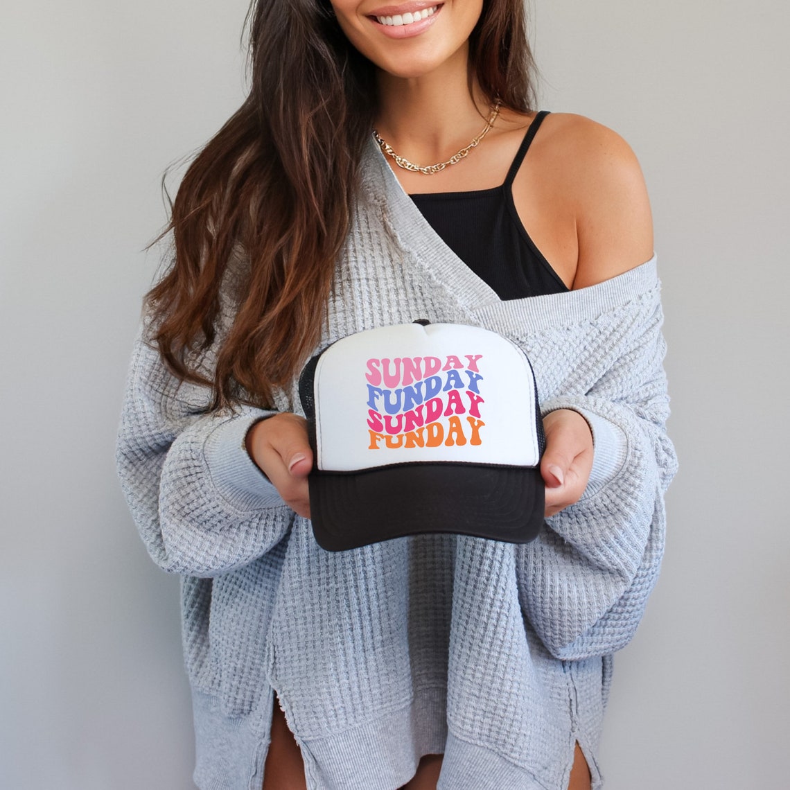 Sunday Funday Hat-brunch Trucker Hat-summer Trucker Hat Trendy-weekend ...