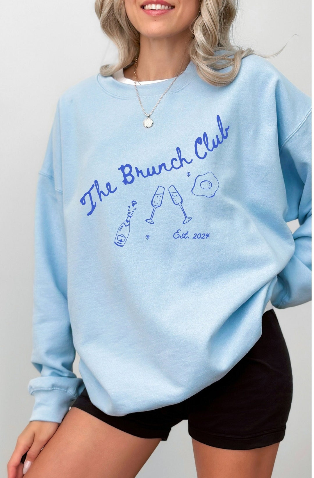 The Brunch Club Sweatshirt, Mimosa Sweatshirt, Brunch Shirt, Cocktail ...