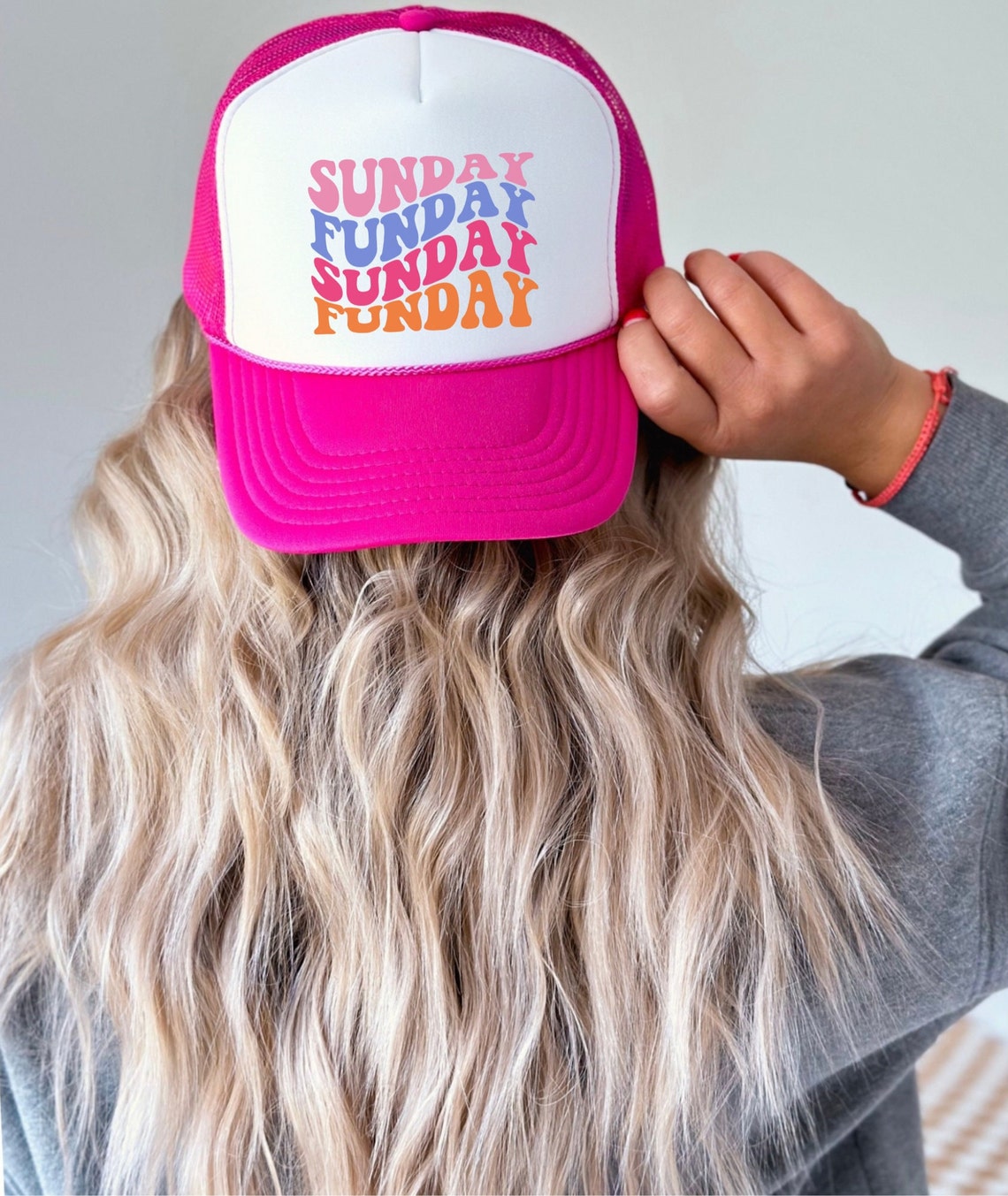 Sunday Funday Hat-brunch Trucker Hat-summer Trucker Hat Trendy-weekend ...