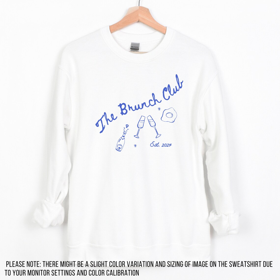 The Brunch Club Sweatshirt, Mimosa Sweatshirt, Brunch Shirt, Cocktail ...