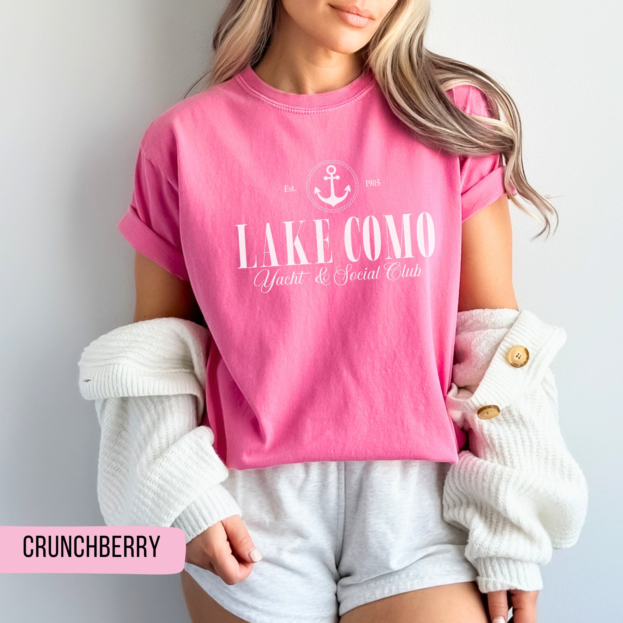 Lake Como Yacht Club Shirt, Italy Vacation Shirt, European Summer Shirt ...