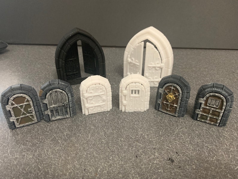 Heroquest Hinged Doors and Secret Doors Dragonsrest - Dnd - Etsy