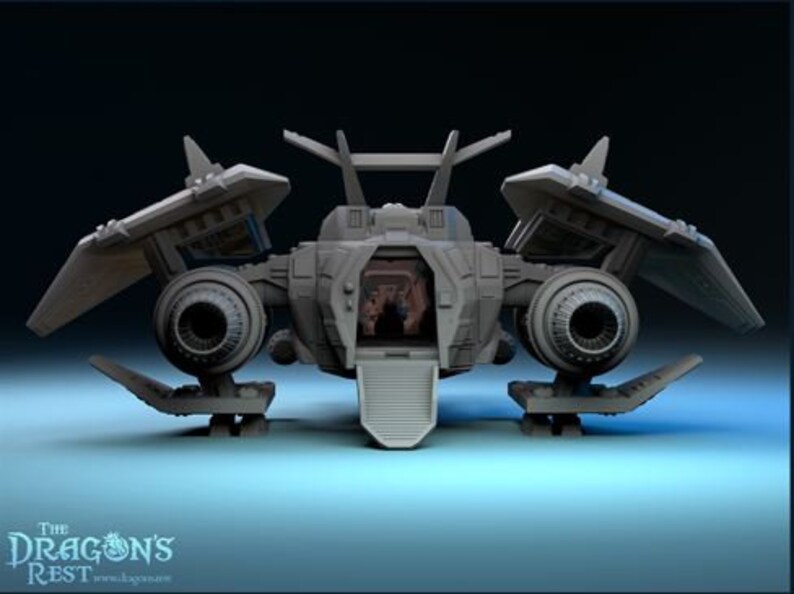 Scifi "vortex Ship" Dragons Rest - Etsy