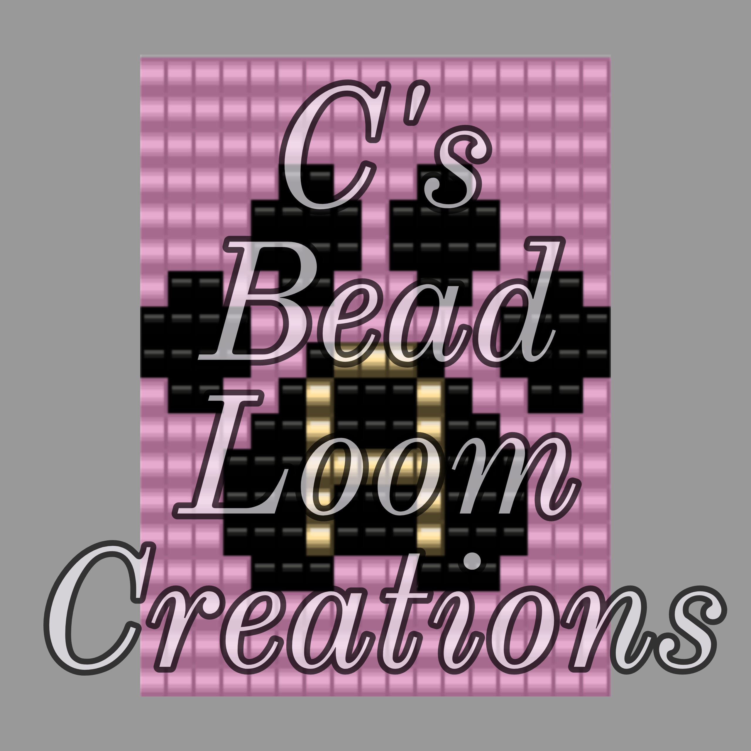 Dog Paw Print Bead Loom Keychain - Etsy