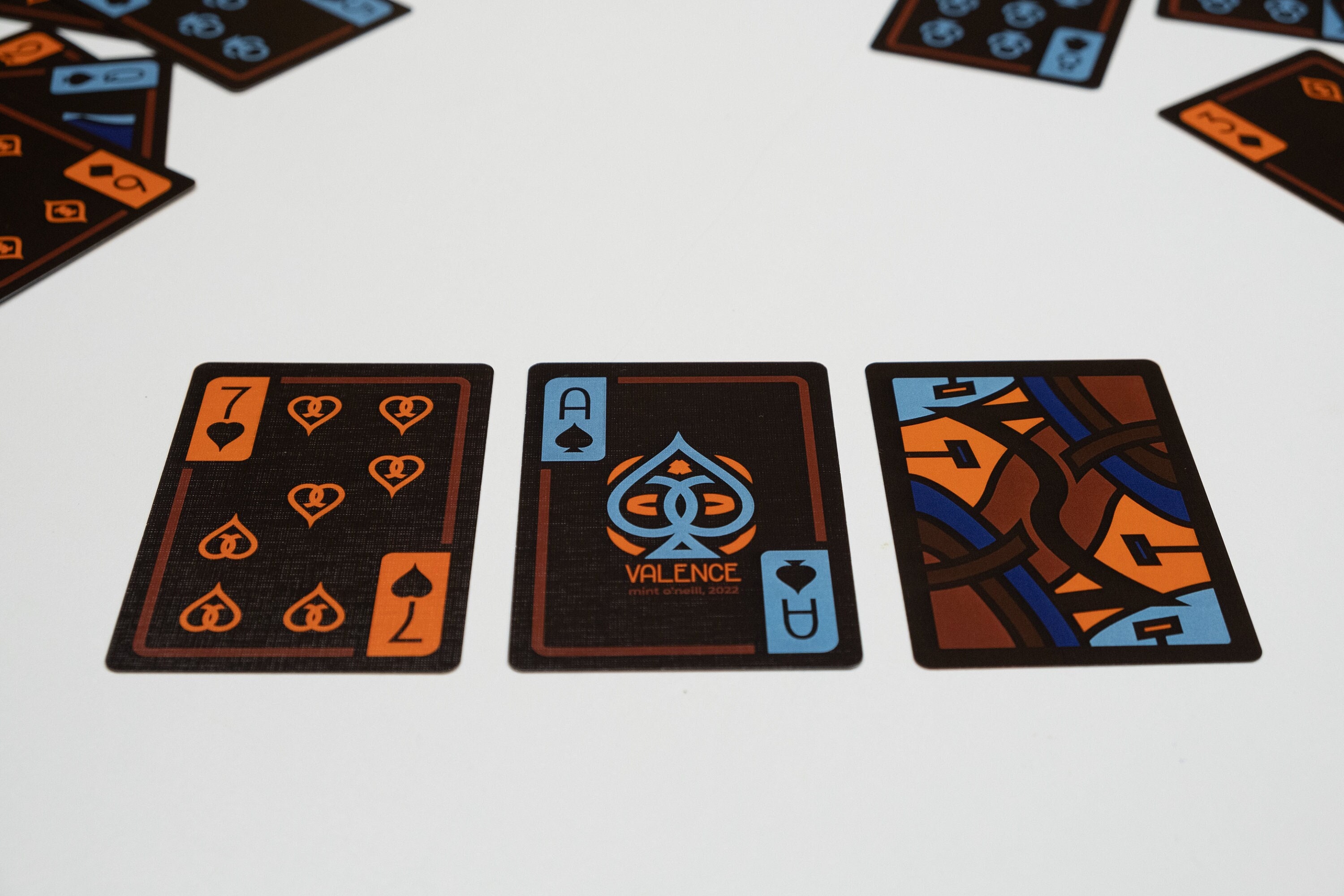 Valence Playing Card Deck Art Deco Inspired Card Design With a ...