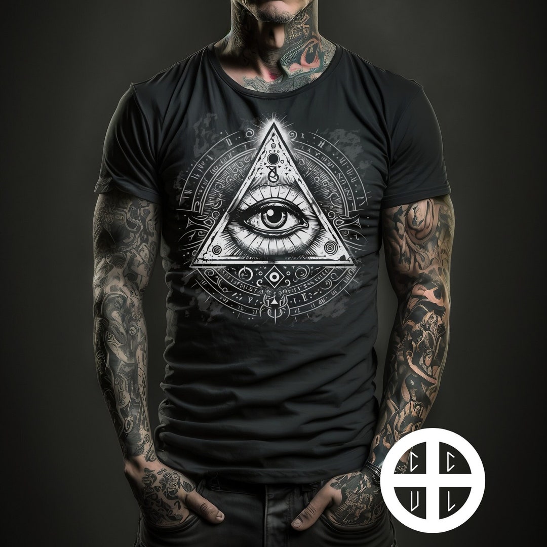 The All-seeing Eye T-shirt From Occult Fashion Enchanted by Artificial ...