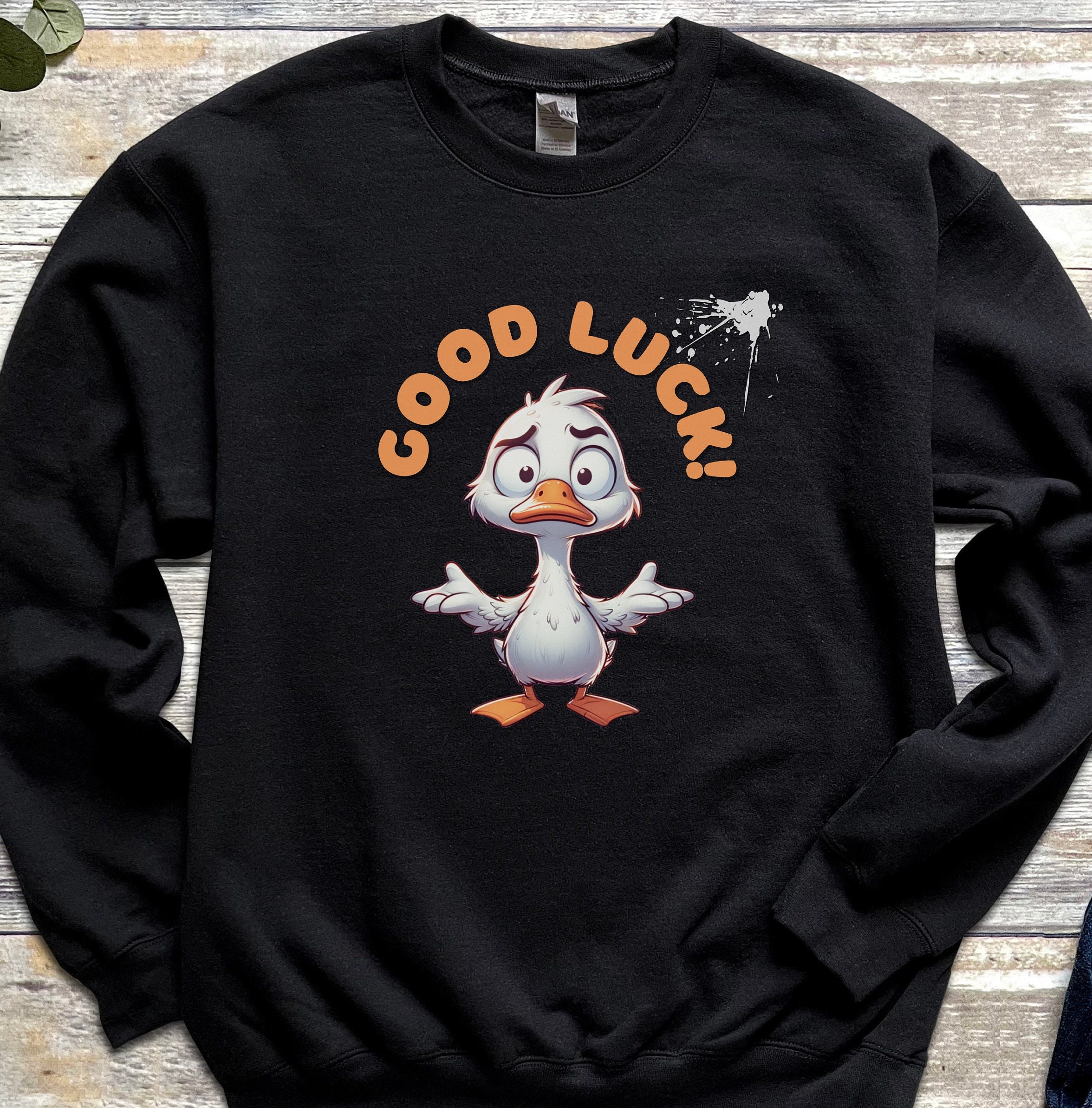 Good Luck Bird Poop Shirt, Silly Goose Sweatshirt, Funny Superstition ...