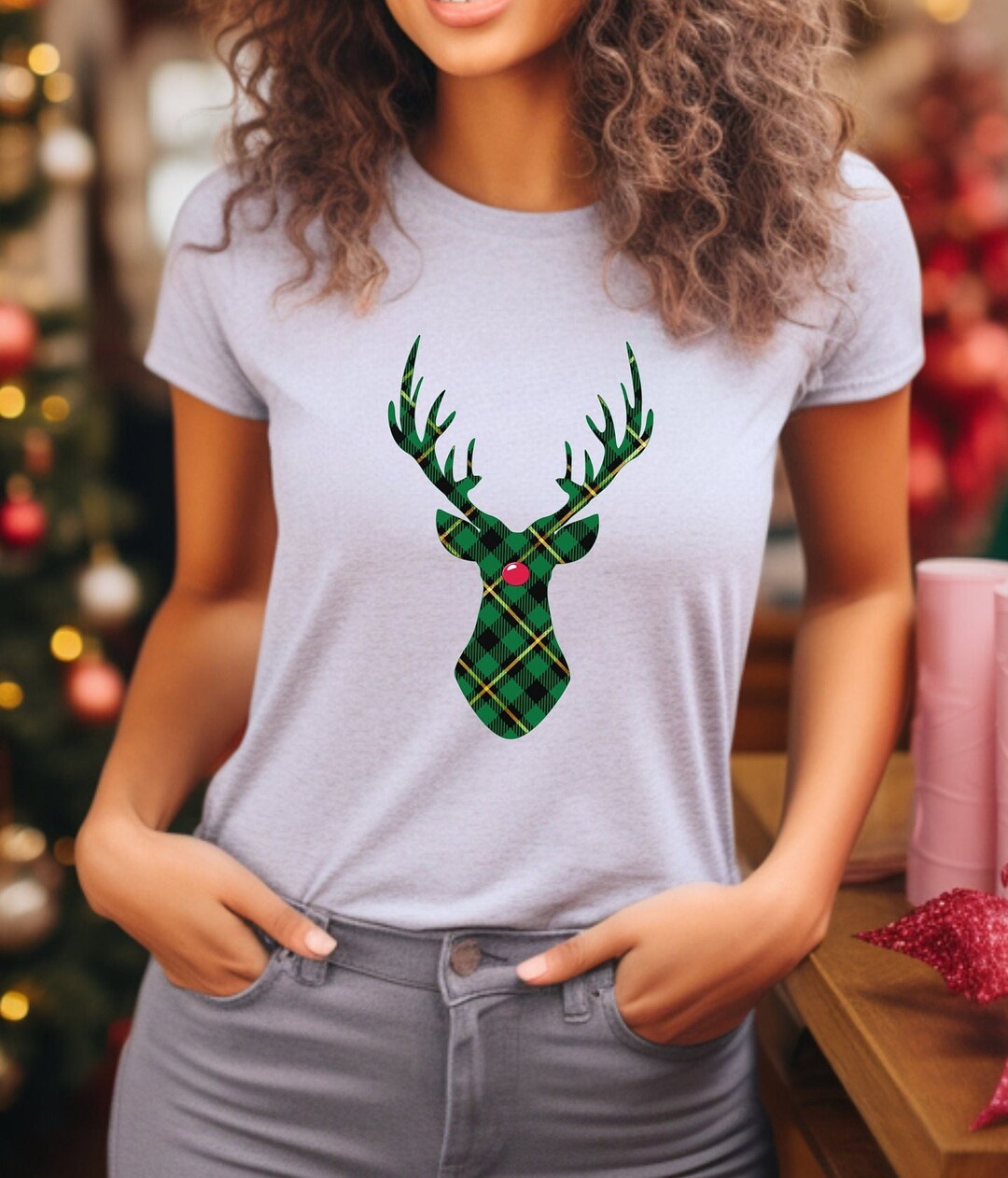 Rudolph the Red Nose Reindeer Christmas Shirt, Family Christmas Shirt ...