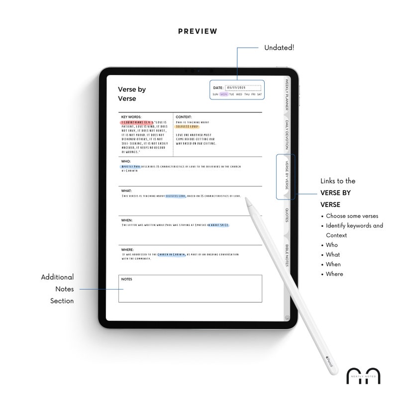 Digital Bible Study by Neatly Noted Co Digital Bible Study for ...