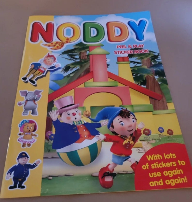 Noddy Peel and Play Sticker Book - Etsy