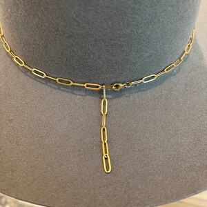Initial Chain Hat Band - Etsy