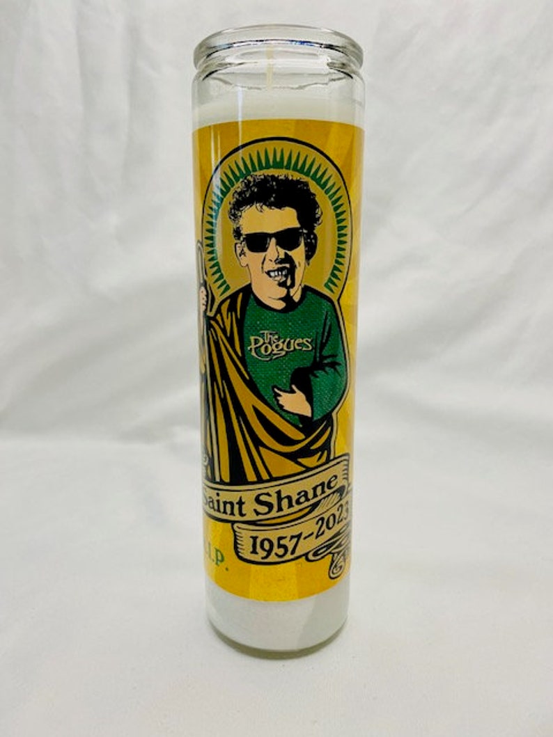 Music Prayer Candle Shane Macgowan Pogues RIP Tribute - Etsy