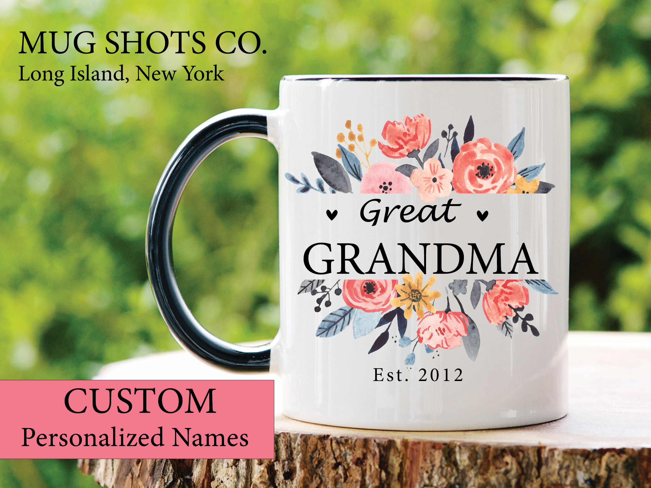 Great Grandma Mug Personalized Mug for Mothers Day Grandma Coffee Mug ...