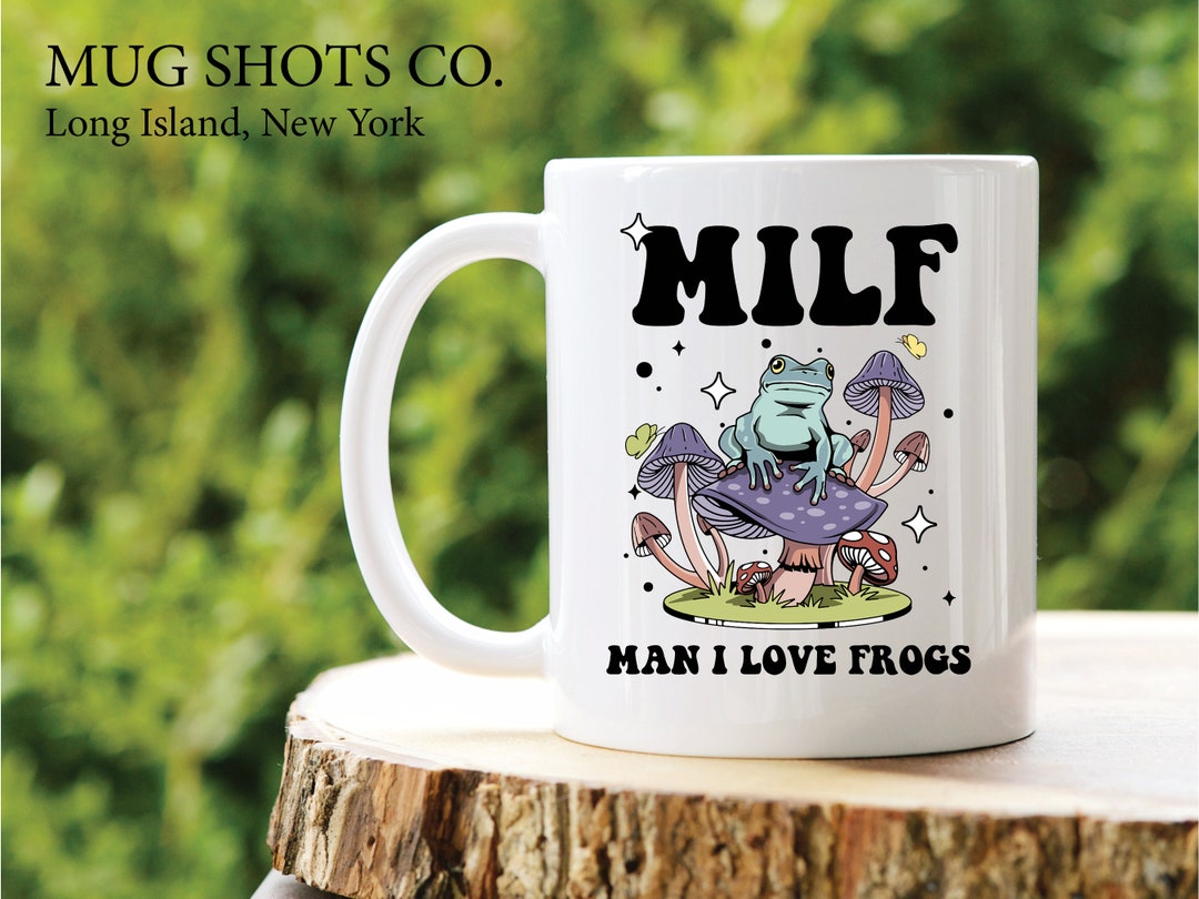 Frog Mug Personalized Cute Frog Gifts Man I Love Frogs Large Coffee Mug ...