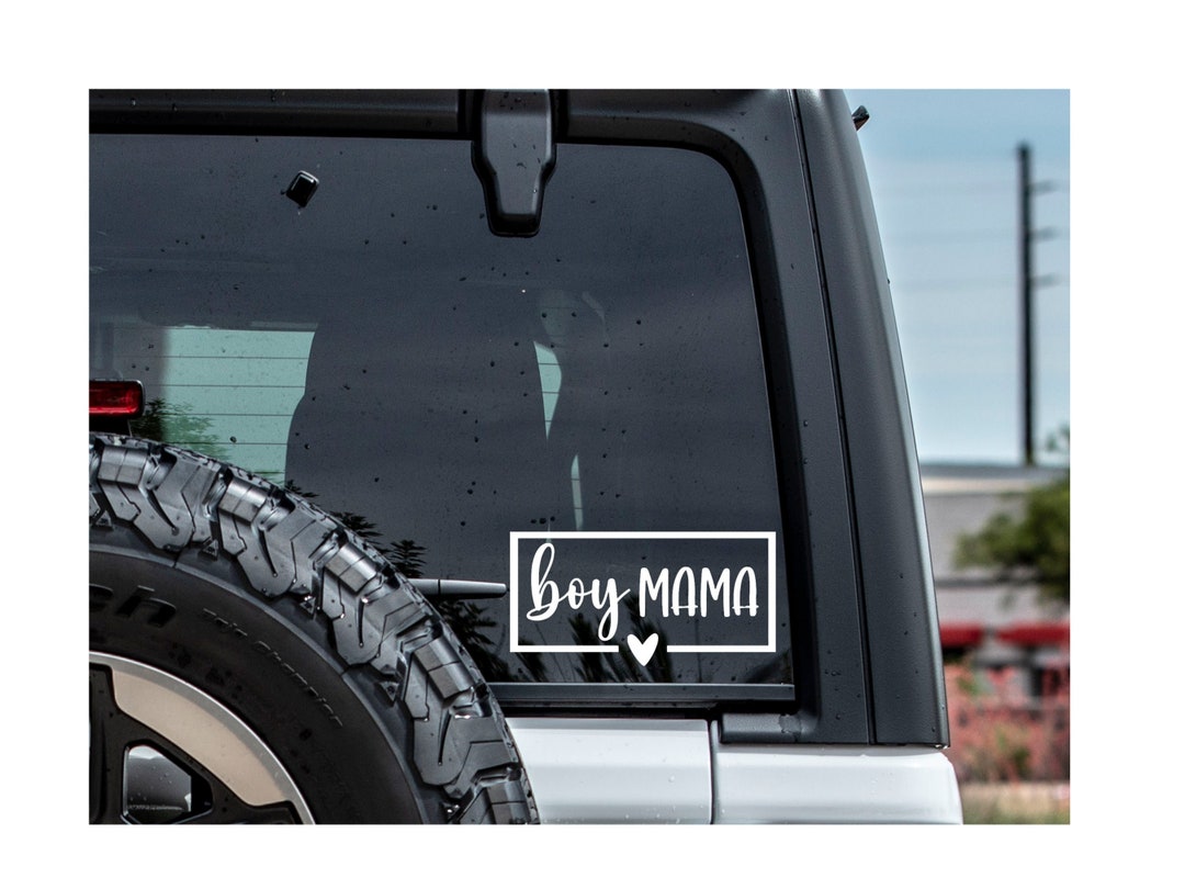 Boy Mama Decal Car Decal for Boy Mom Tumbler Decal Laptop Decal Water ...