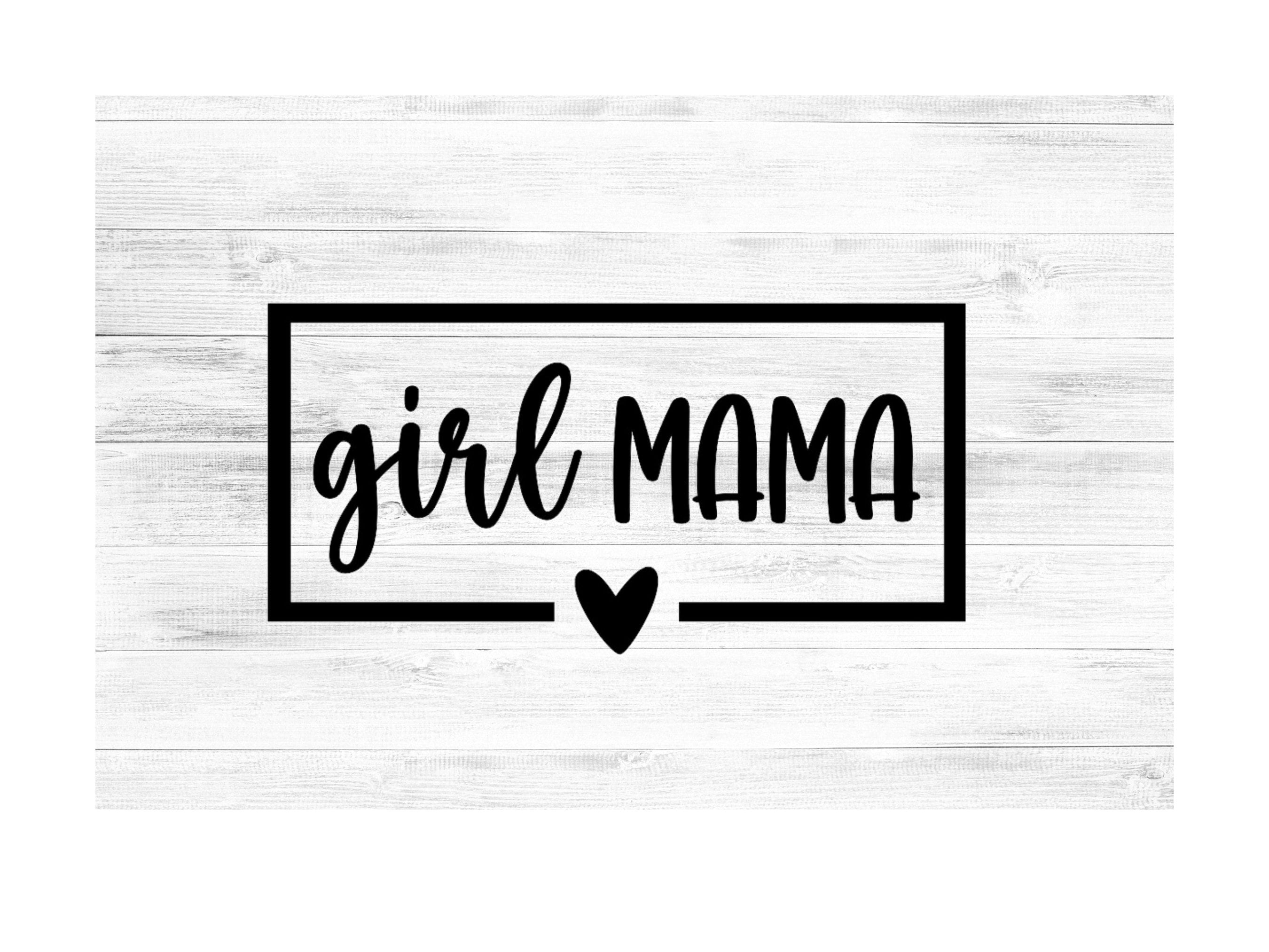 Girl Mama Decal Car Decal for Girl Mom Tumbler Decal Laptop Decal Water ...