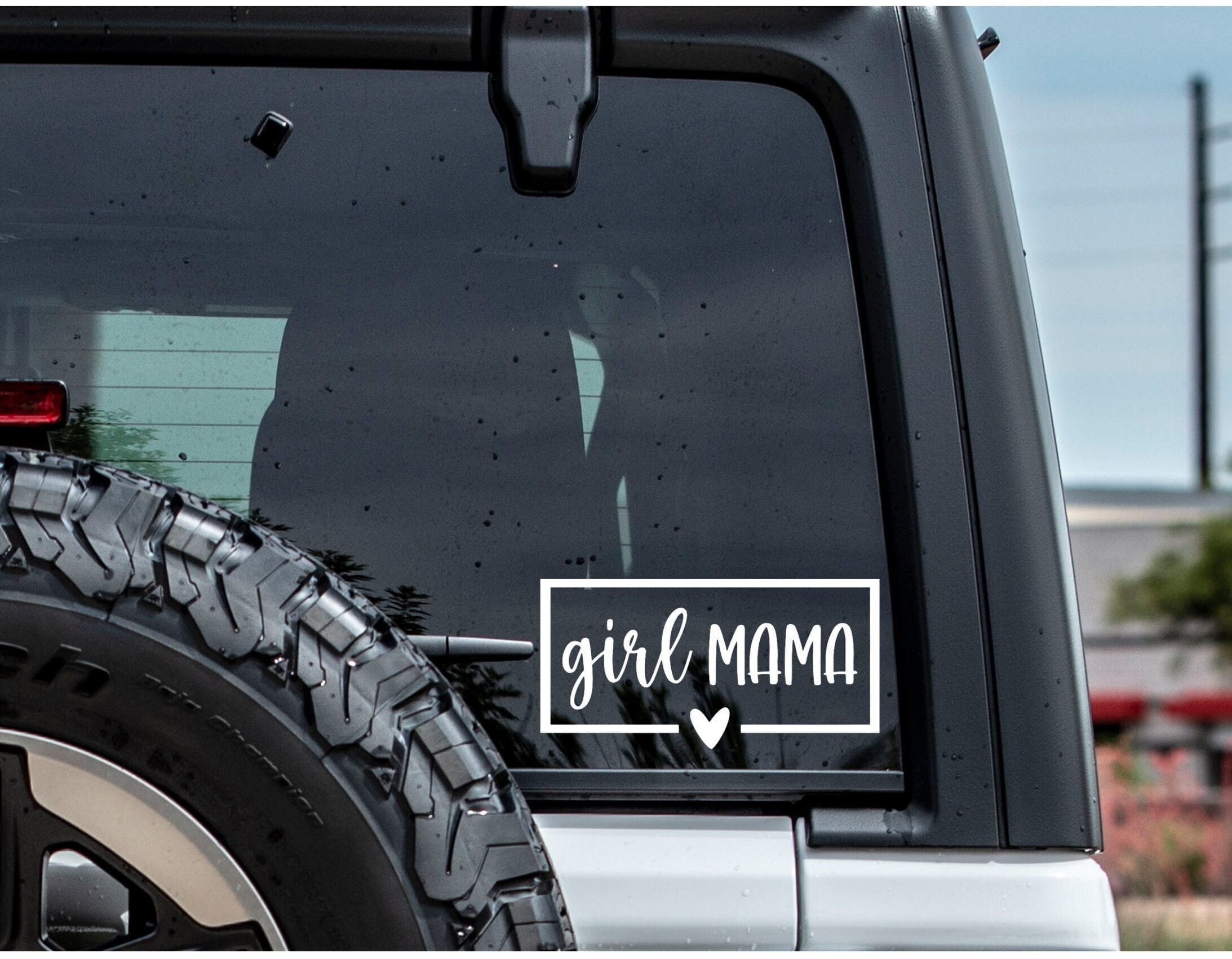 Girl Mama Decal Car Decal for Girl Mom Tumbler Decal Laptop Decal Water ...