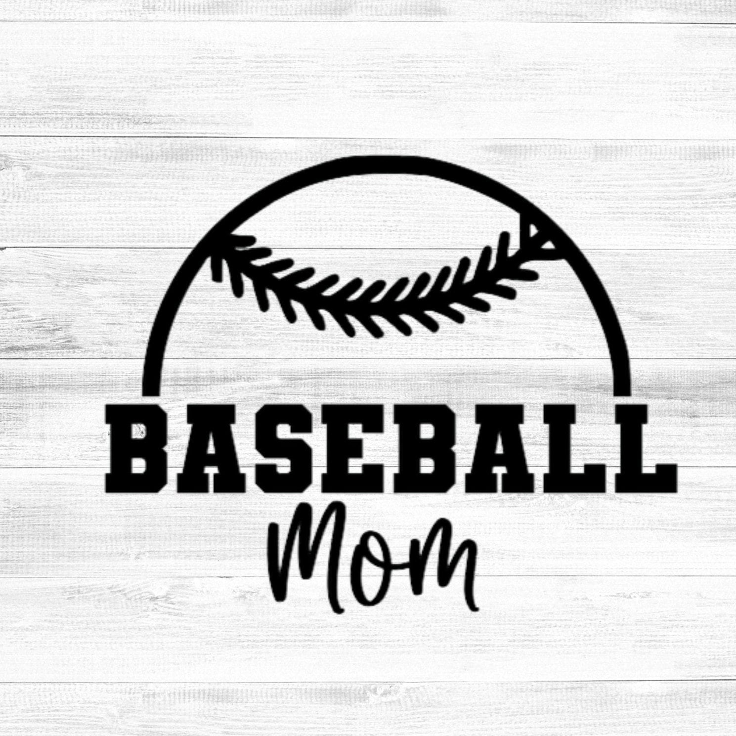 Baseball Mom Decal - Car Decal - Mom Decal - Sports Mom - Gifts for Mom ...