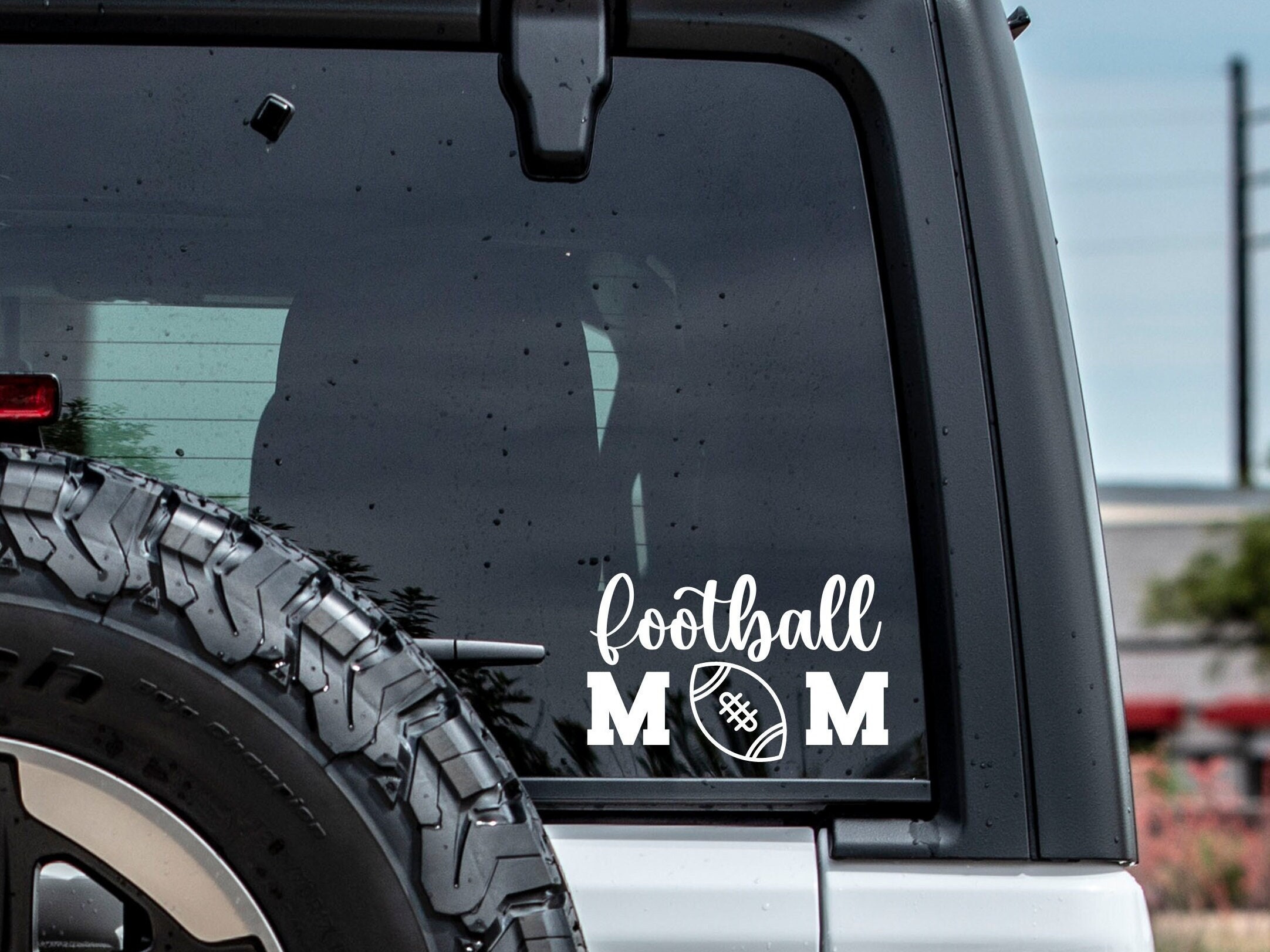Football Mom Decal Sports Mom Car Decal Laptop Decal Water Bottle Decal ...