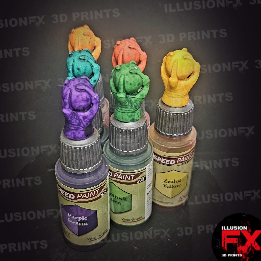 Dragon Claw - 3D Printed Dropper Bottle Super Mini CAPS 17ml 18ml, to ...