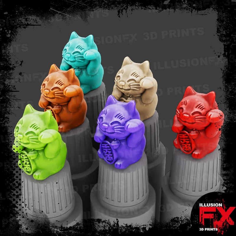 Painted Cat Bottles - Etsy UK