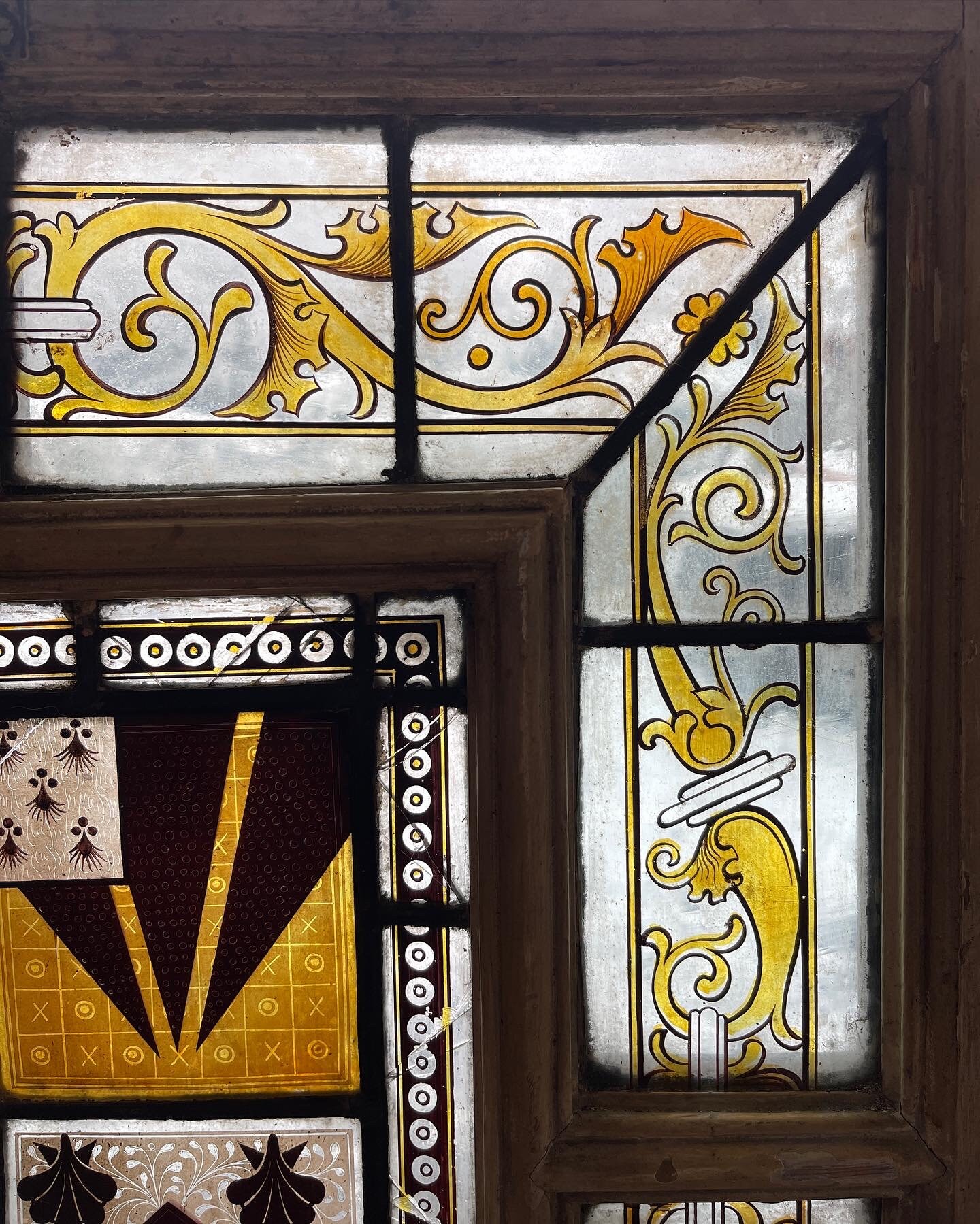 Vintage Victorian Stained Glass Window - Etsy