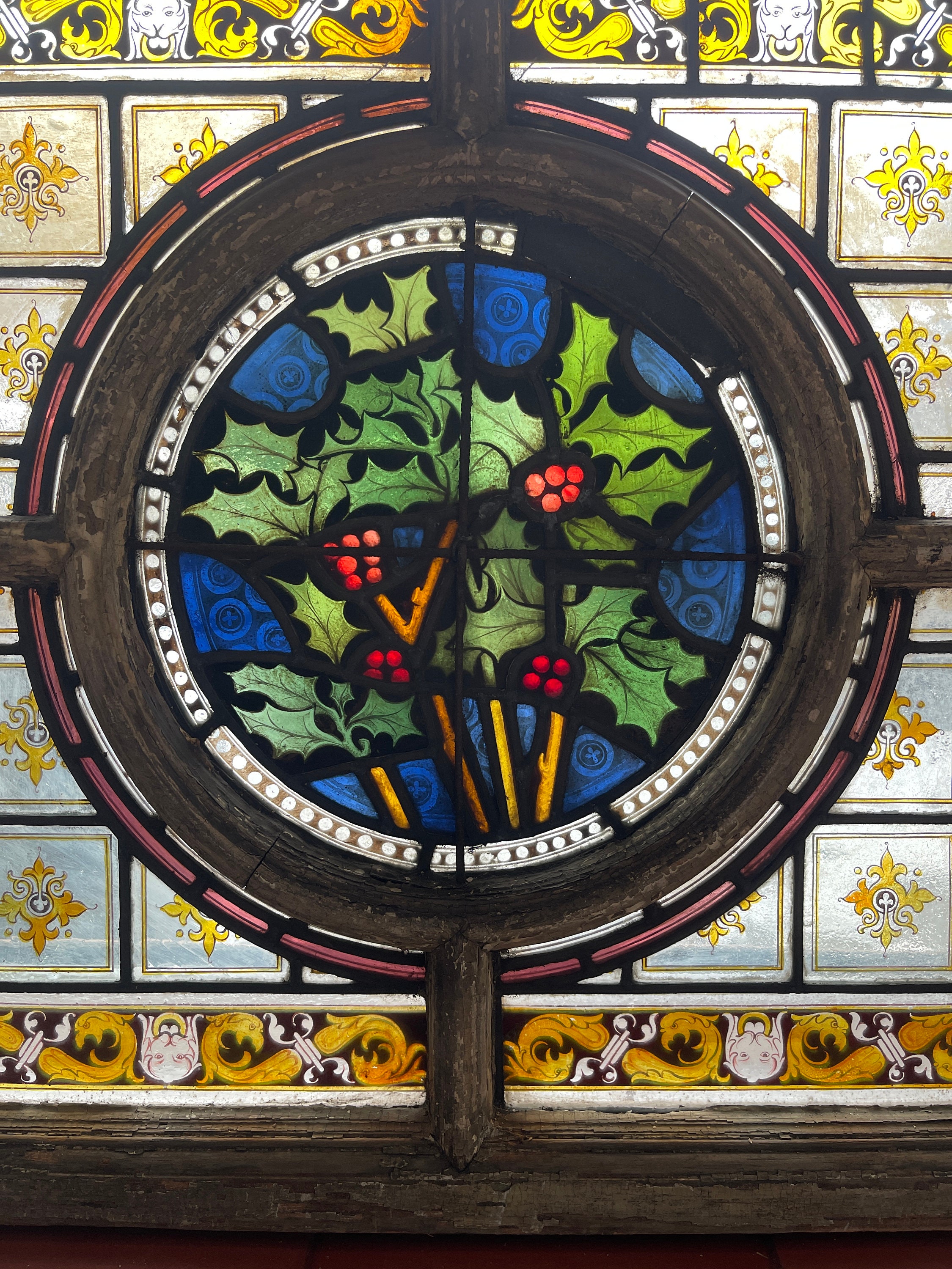 Vintage Victorian Stained Glass Window - Etsy