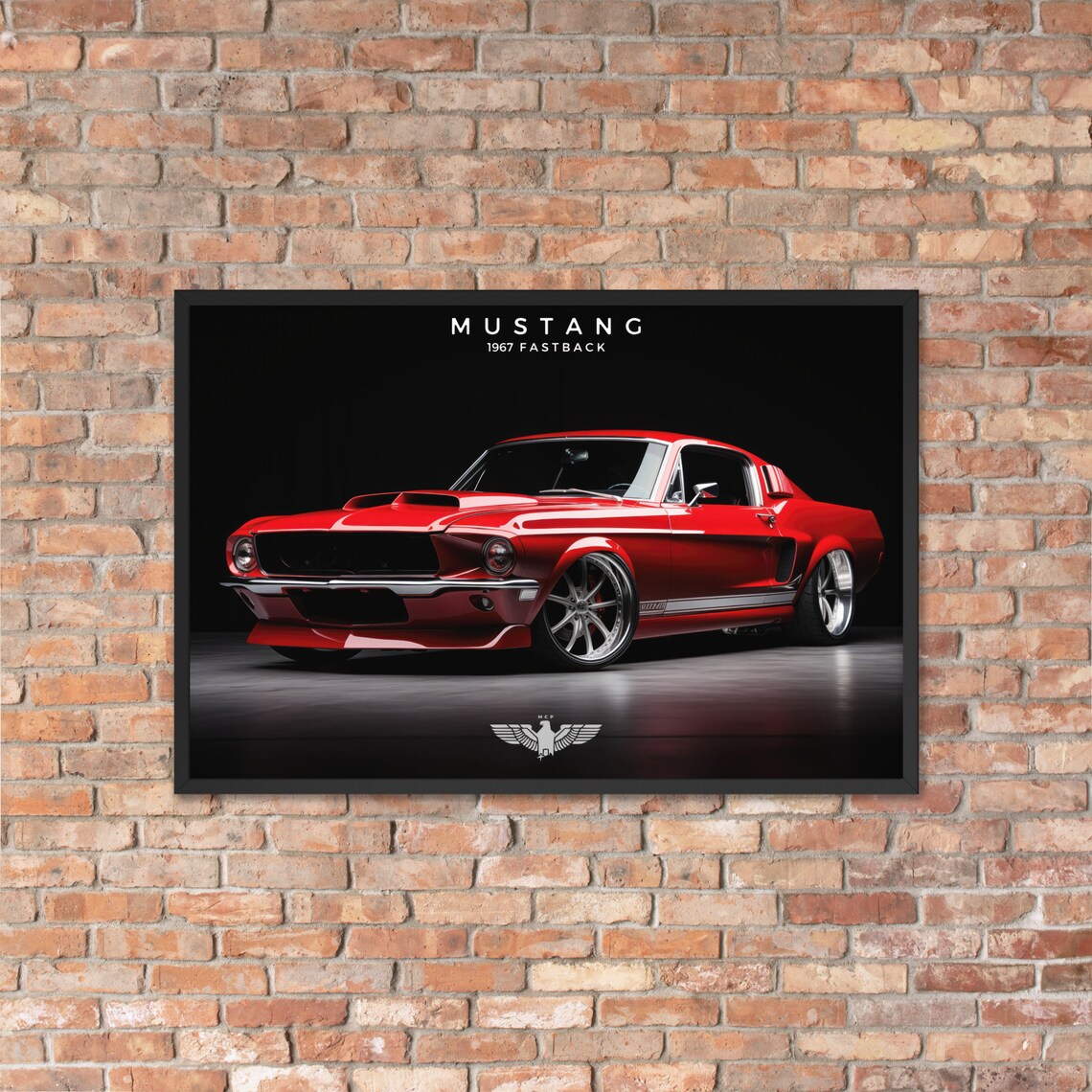 1967 Ford Mustang Framed Print - Etsy