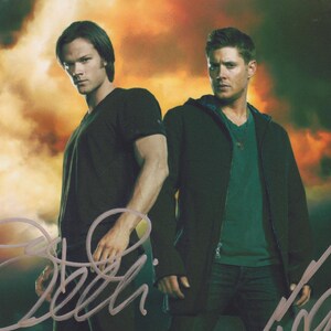 2X Signed Jared Padalecki & Jensen Ackles Autographed Photo W COA ...