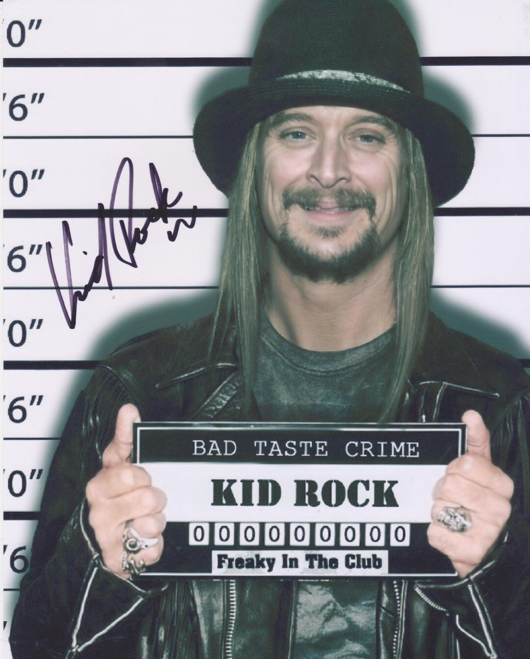 Signed KID ROCK Autographed Photo W/ COA Kid Rock - Etsy