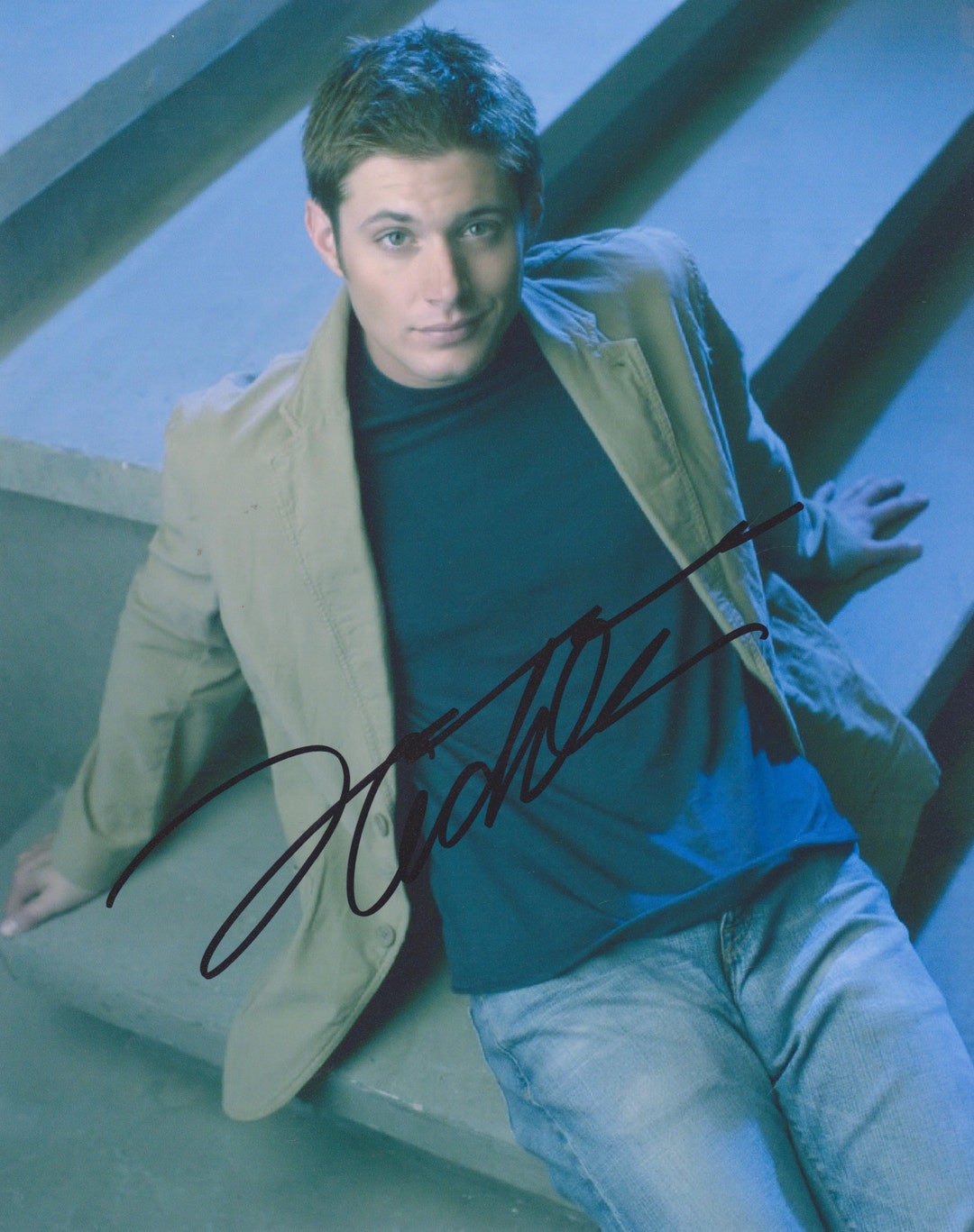 Signed Jensen Ackles Autographed Photo W COA SUPERNATURAL TV - Etsy