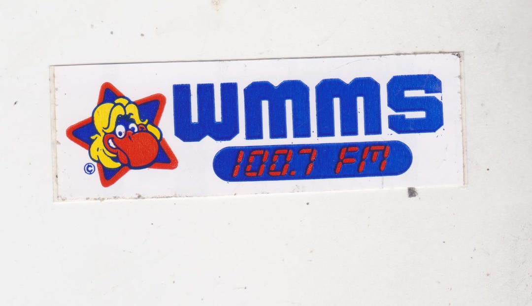 10X WMMS 101 FM Bumper Sticker Decal 100.7 FM Cleveland Rock Radio the ...