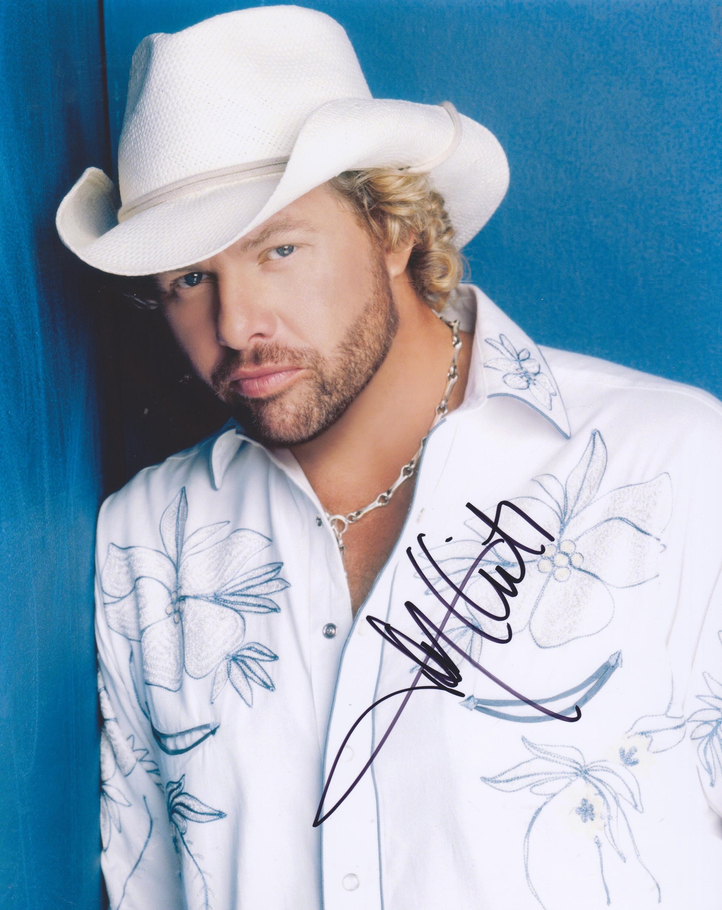 Signed TOBY KEITH Autographed Photo W/ COA Country - Etsy