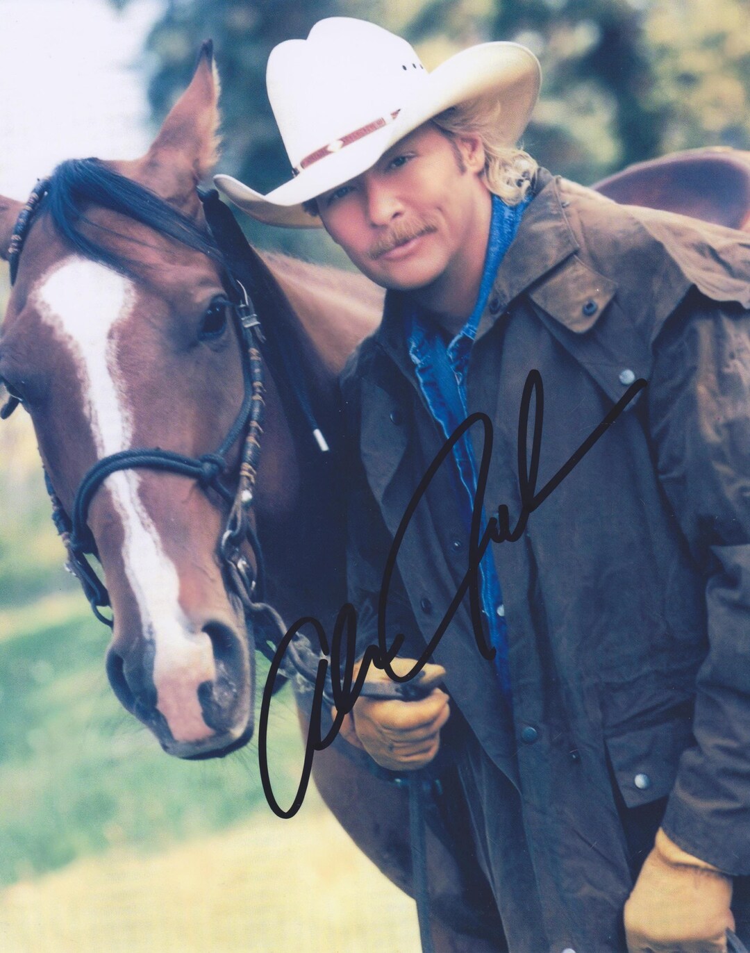 Signed Alan Jackson Autographed PHOTO W/ COA Country aj - Etsy