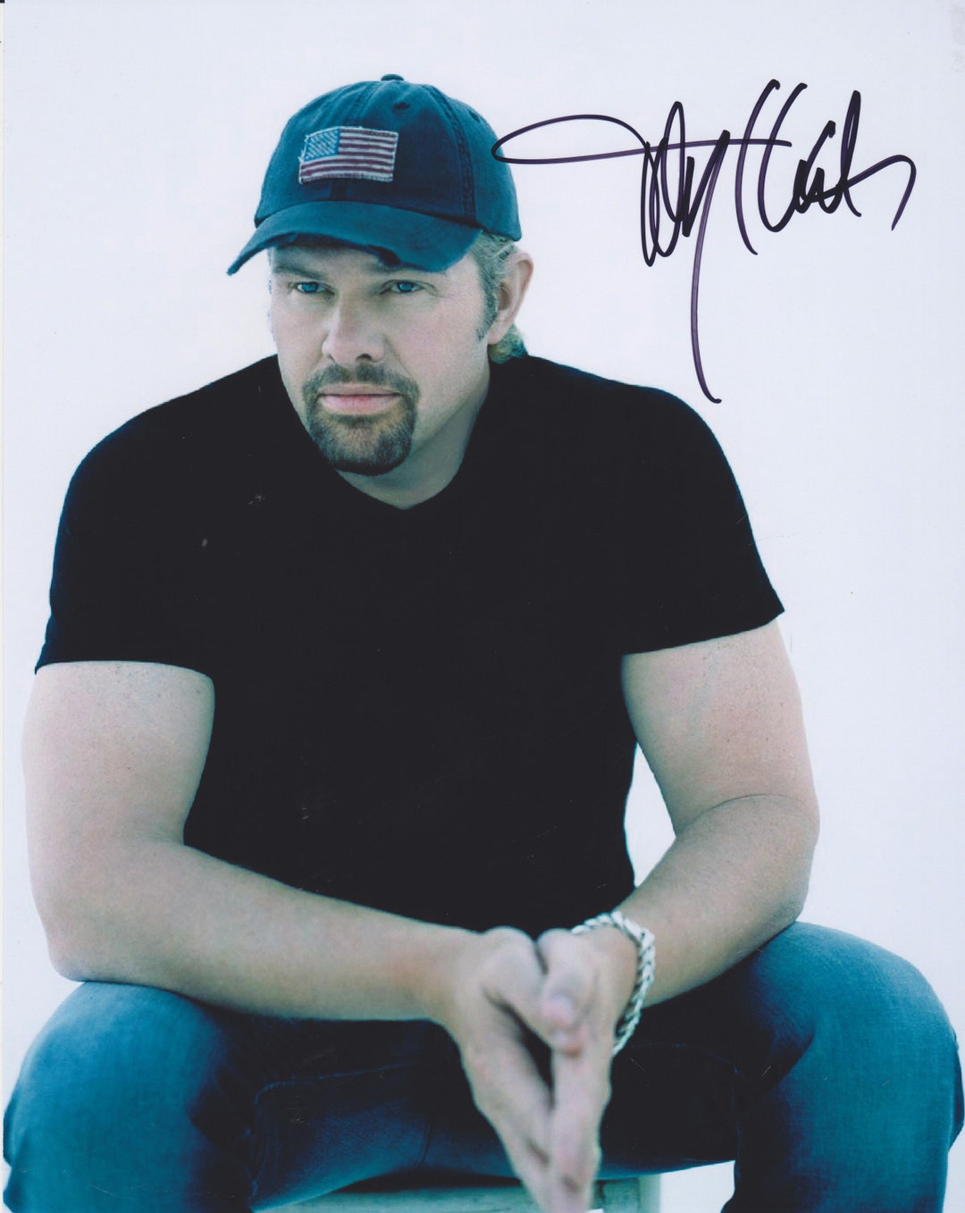 Signed TOBY KEITH Autographed Photo W/ COA Country - Etsy