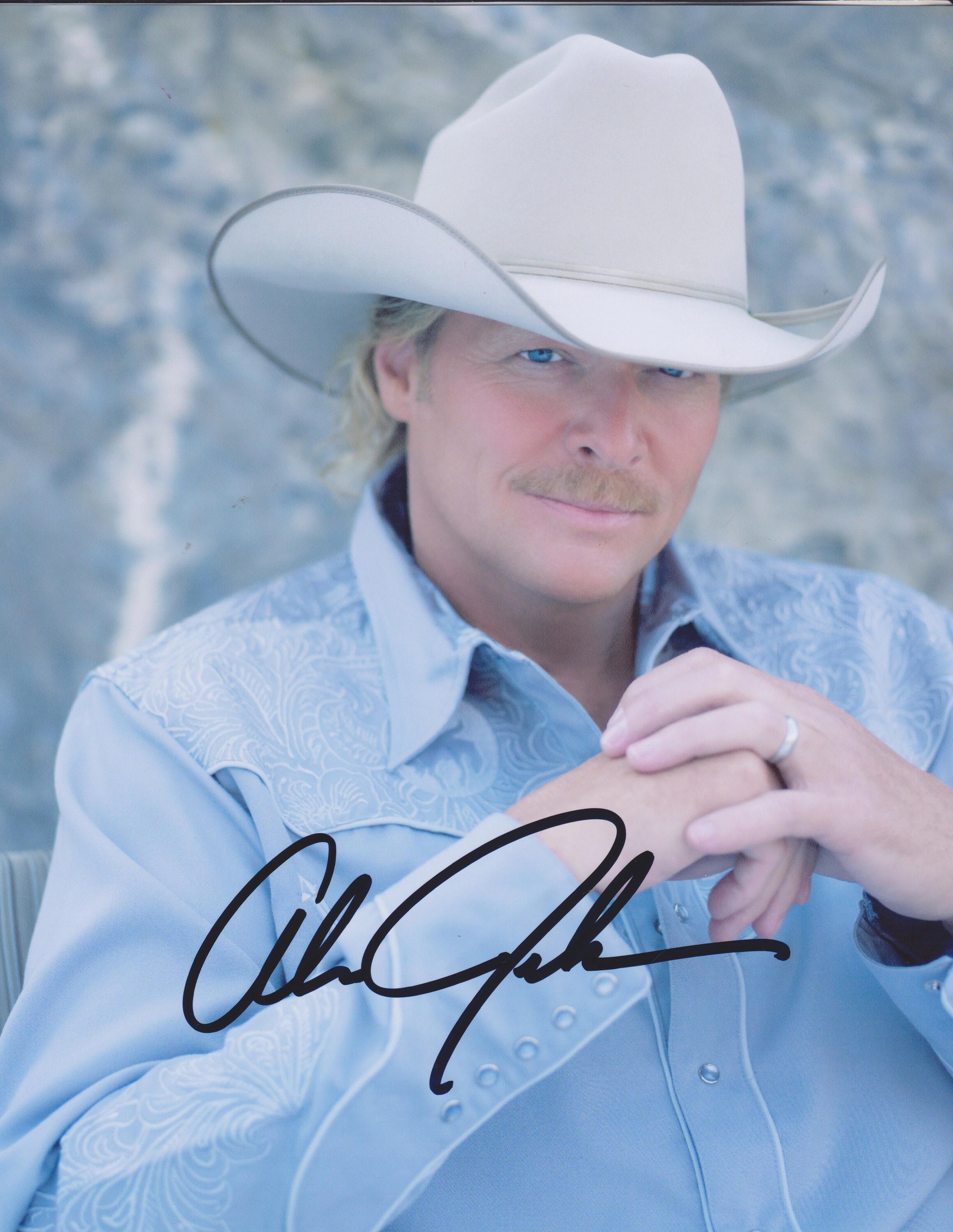 Signed Alan Jackson Autographed PHOTO W/ COA Countryaj - Etsy