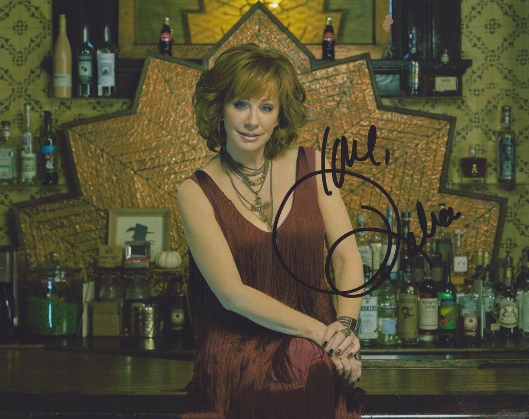 Signed REBA Mcentire Autographed Photo W/ COA the Voice - Etsy