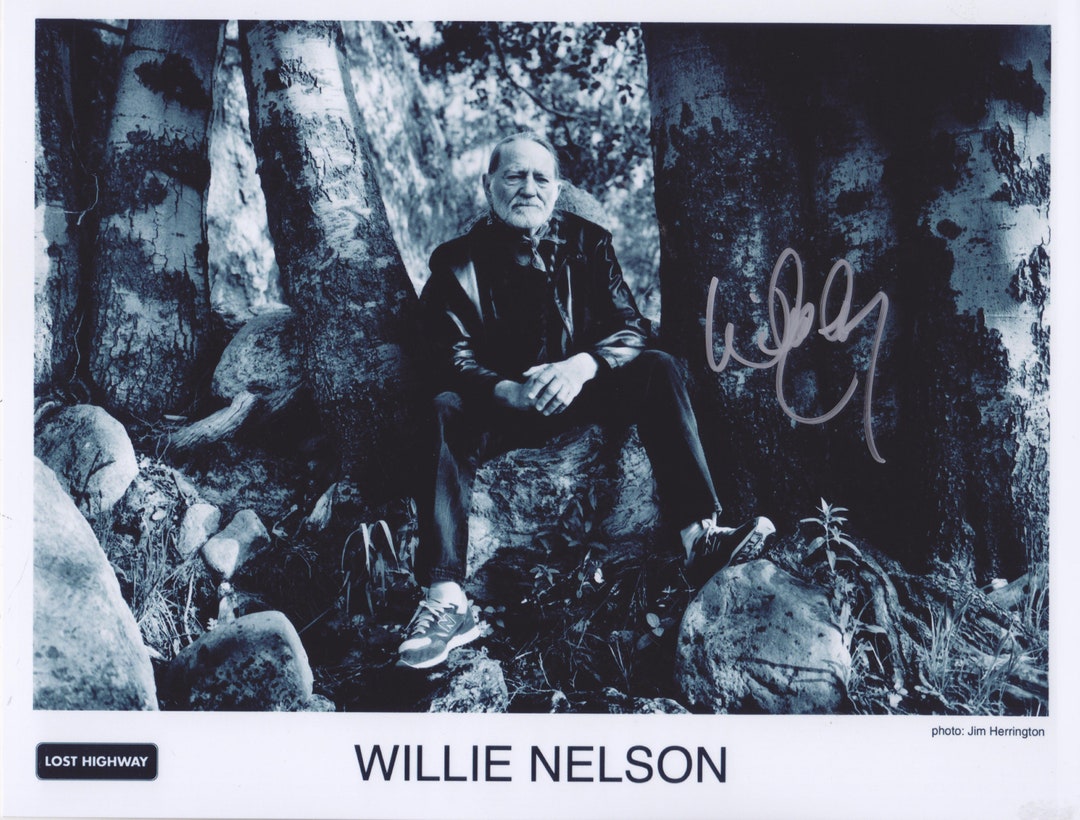 Autographed WILLIE NELSON Signed Photo With COA - Lost Highway Promo ...