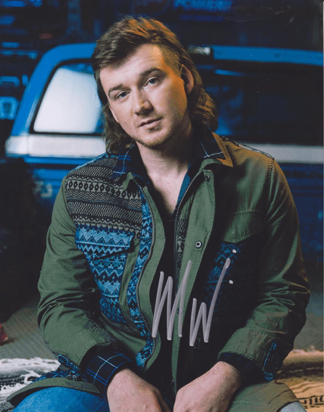 Signed MORGAN WALLEN Autographed Photo W/ COA Country - Etsy