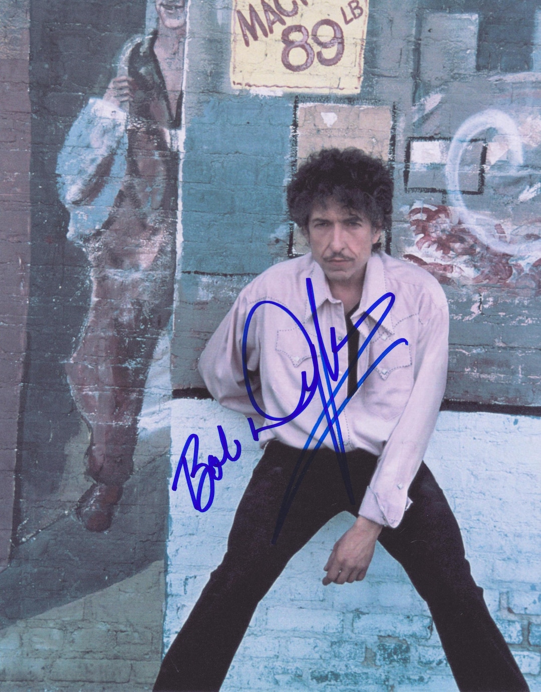 Signed BOB DYLAN Autographed Photo W/ COA - Etsy